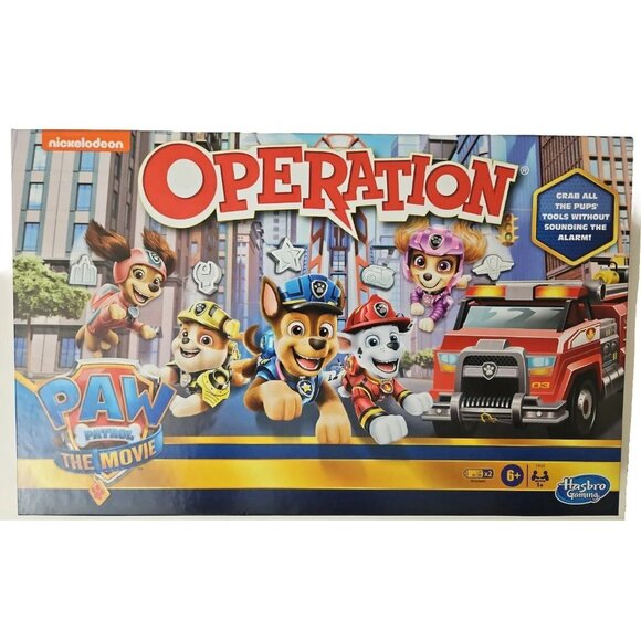 Hasbro | Toys | 22 Paw Patrol The Movie Operation Board Game Hasbro ...